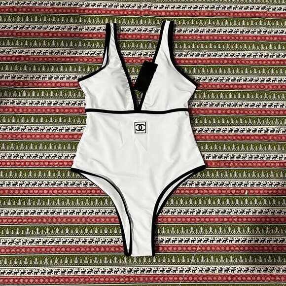 CHANEL | Swim | Chanel White Swimsuit | Poshmark